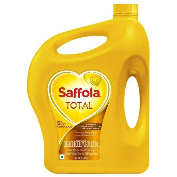 Saffola Total Pro Heart Concious RiceBran Based Blended Oil 5 L - JioMart