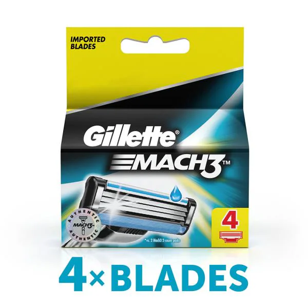 Gillette Mach3 Turbo Shaving Cartridge 4 pcs - JioMart