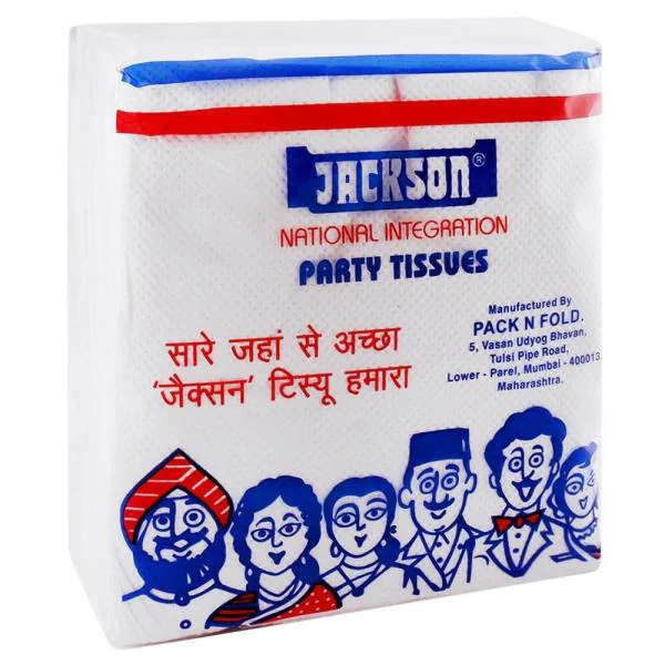 Jackson Party Tissues 30x30 cm (100 pcs) - JioMart