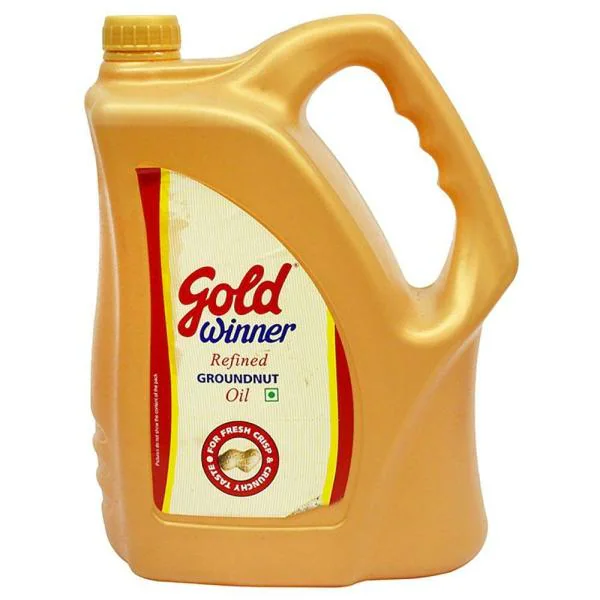 Gold Winner Refined Groundnut Oil 5 L - JioMart