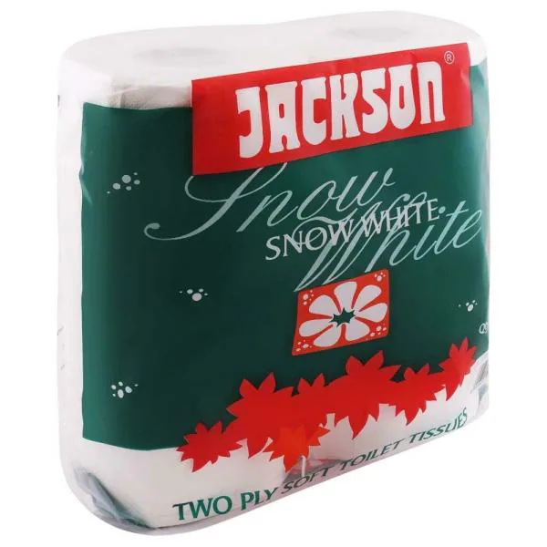 Jackson 2 Ply Snow White Soft Toilet Tissue Roll (4 Rolls) - JioMart
