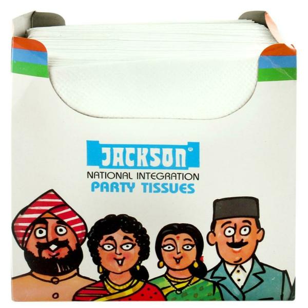 Jackson Party Tissues 33x33 cm (100 pcs) - JioMart