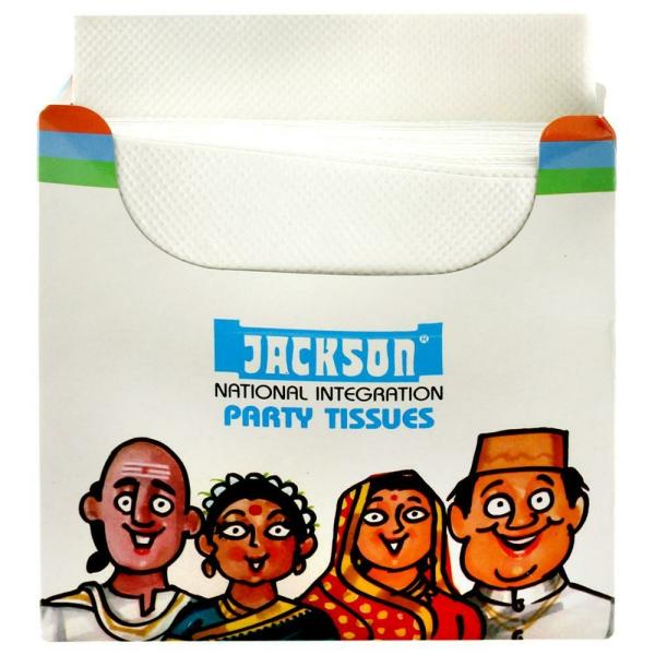 Jackson Party Tissues 33x33 cm (100 pcs) - JioMart