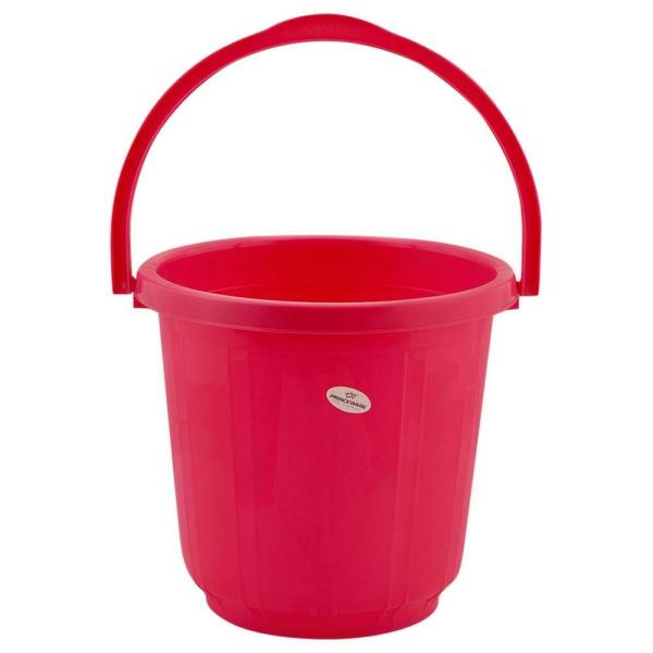Princeware Super Deluxe Pink Plastic Bucket with Handle 5 L - JioMart