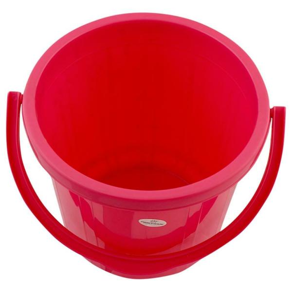 Princeware Super Deluxe Pink Plastic Bucket with Handle 5 L - JioMart
