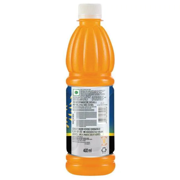 Minute Maid Pulpy Orange Fruit Juice 400 ml - JioMart