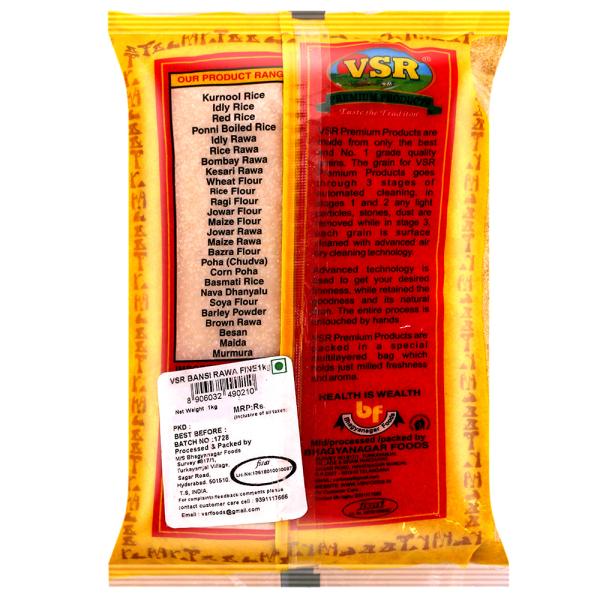 VSR Fine Bansi Rawa 1 kg - JioMart