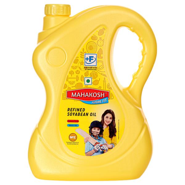 Mahakosh Future Fit Refined Soyabean Oil 5 L - JioMart