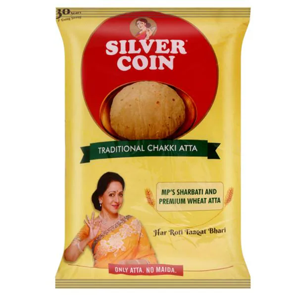 Silver Coin Traditional Chakki Atta 10 kg - JioMart