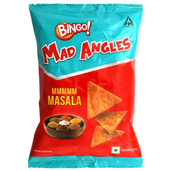 Bingo Mmmmm Masala Mad Angles 33 g - JioMart