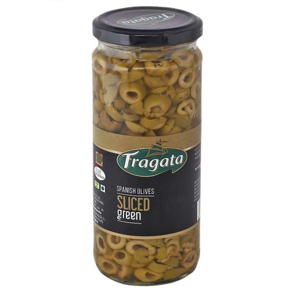 Fragata Sliced Green Spanish Olives 450 g - JioMart