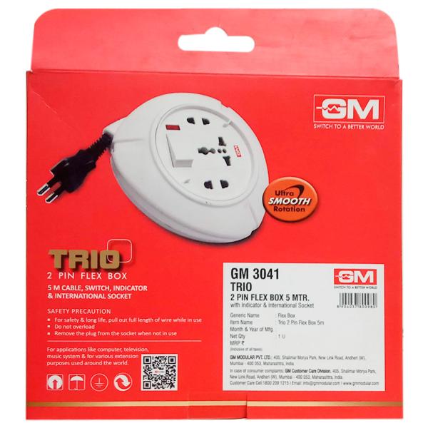GM Trio 2-Pin Flex Box 240 V (5 m) - JioMart