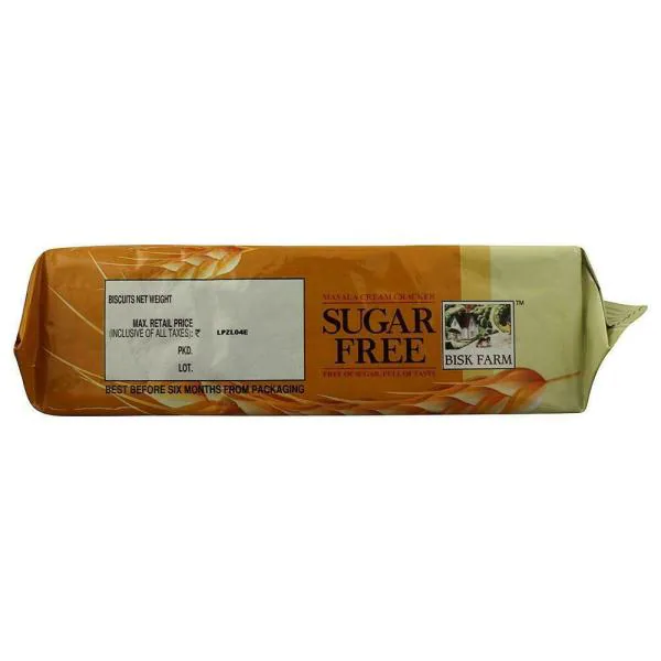 Bisk Farm Sugar Free Masala Cream Cracker 250 g - JioMart