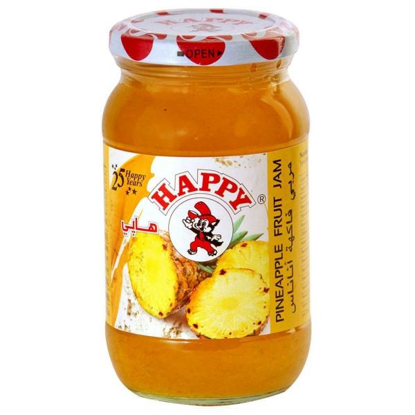 Happy Pineapple Fruit Jam 500 g Bottle - JioMart