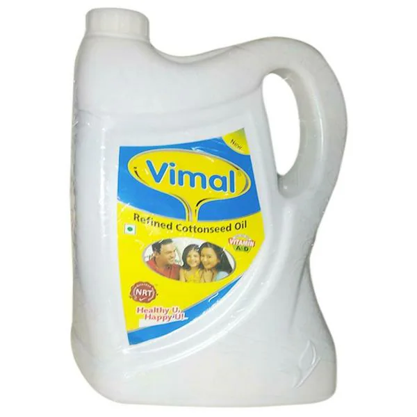 Vimal Refined Cottonseed Oil 5 L - JioMart