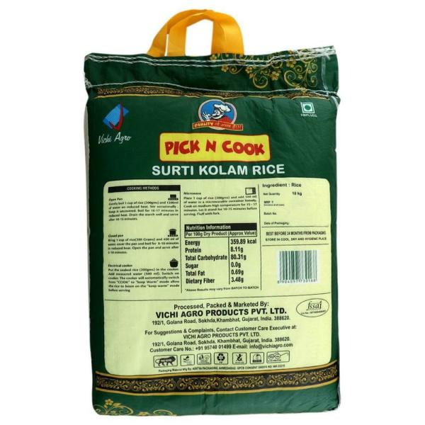 Pick N Cook Premium Surti Kolam Rice 10 kg - JioMart