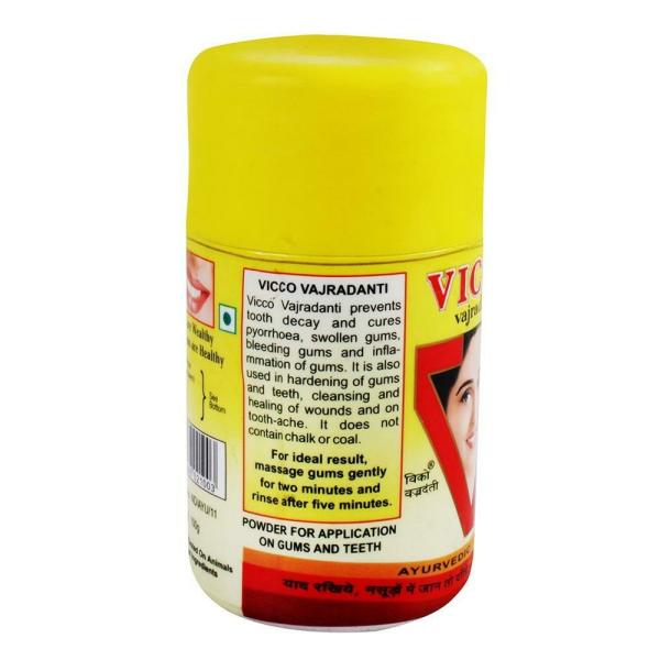 Vicco Vajradanti Ayurvedic Tooth Powder 100 g - JioMart