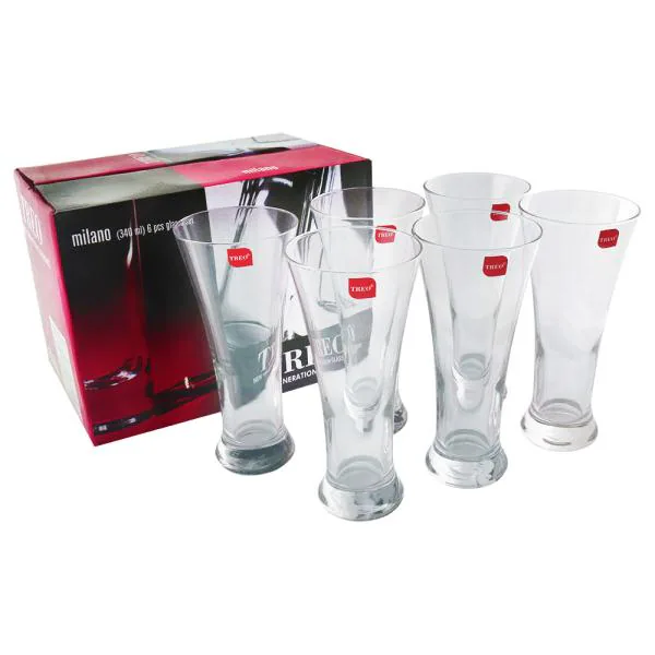 Treo Milano Glass Tumbler 340 ml (Set of 6) - JioMart