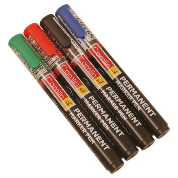 Camlin Assorted Permanent Markers (Pack of 4) - JioMart
