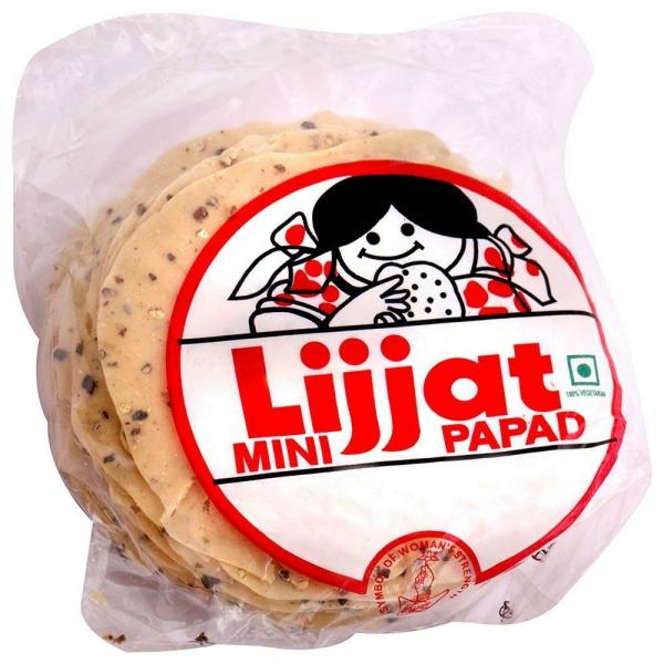 Lijjat Punjabi Masala Special Mini Papad 200 g - JioMart