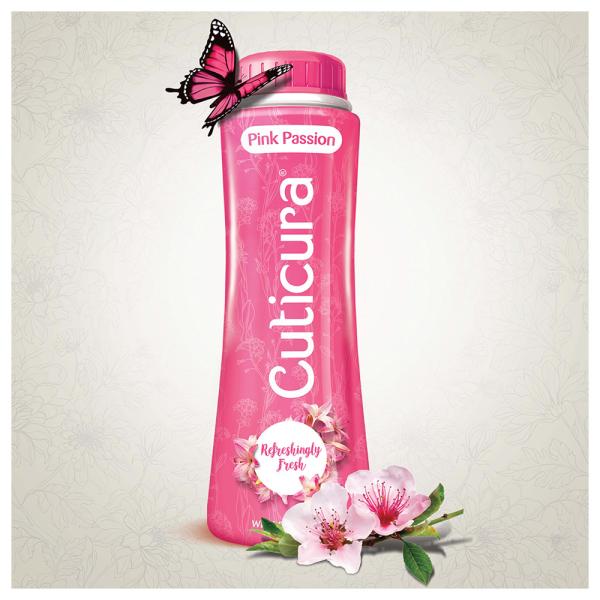 Cuticura Pink Passion Talcum Powder 400 g - JioMart