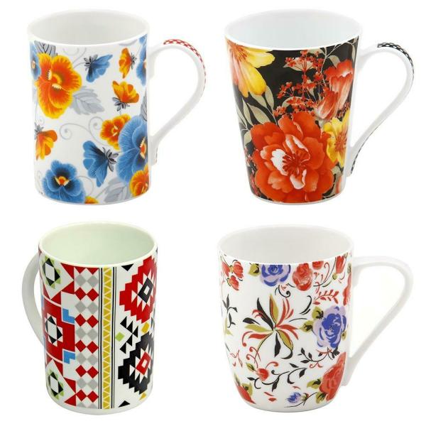 BP Bharat Assorted Bone China Ceramic Milk Mug 330 ml - JioMart