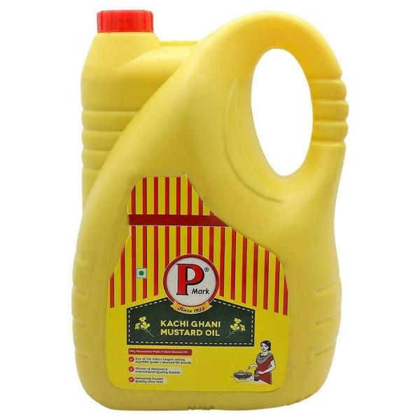 P Mark Kachi Ghani Mustard Oil 5 L - JioMart