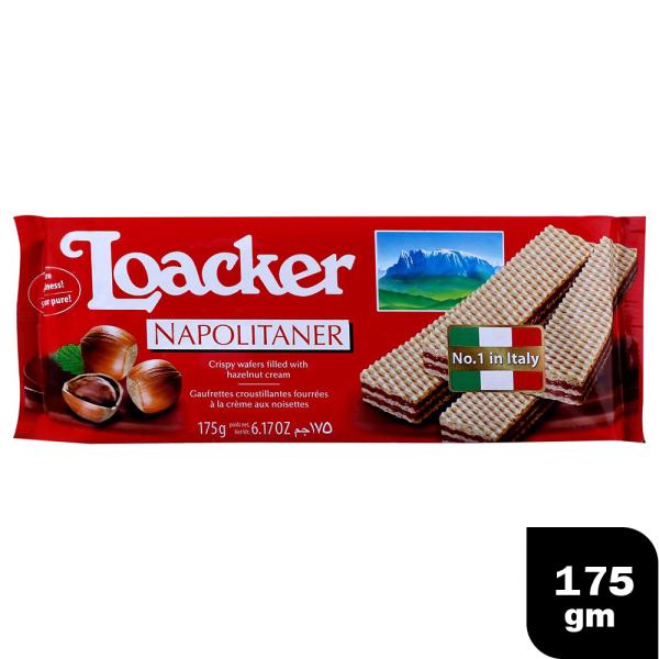 Loacker Napolitaner Hazelnut Cream Filled Wafers 175 g - JioMart