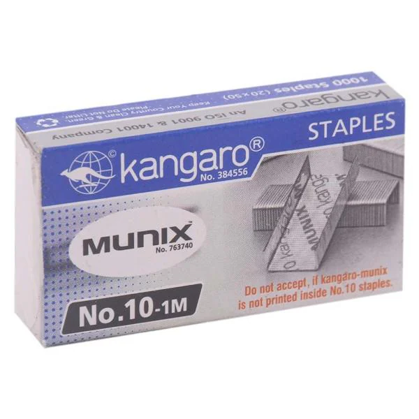 Kangaro Munix No.10-1M Staple Pin (Pack of 20) - JioMart