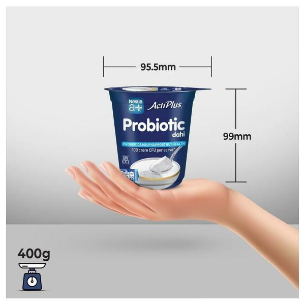 Nestle Actiplus Probiotic Dahi 400 g (Cup) - JioMart