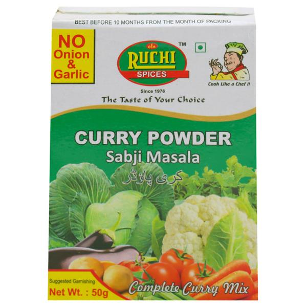 Ruchi Spices No Onion No Garlic Curry Powder (Sabji Masala) 50 g - JioMart