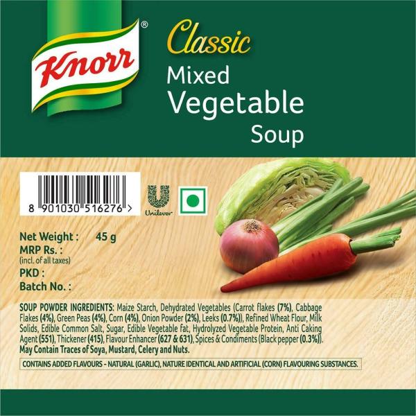 Knorr Classic Mixed Vegetable Instant Soup 45 g - JioMart