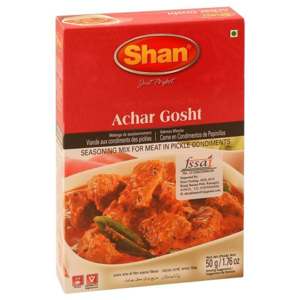 Shan Achar Gosht Seasoning Mix 50 g - JioMart