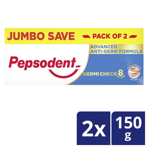 Pepsodent Germicheck Advance Anti-Germ Formula Toothpaste 150 g (Pack ...