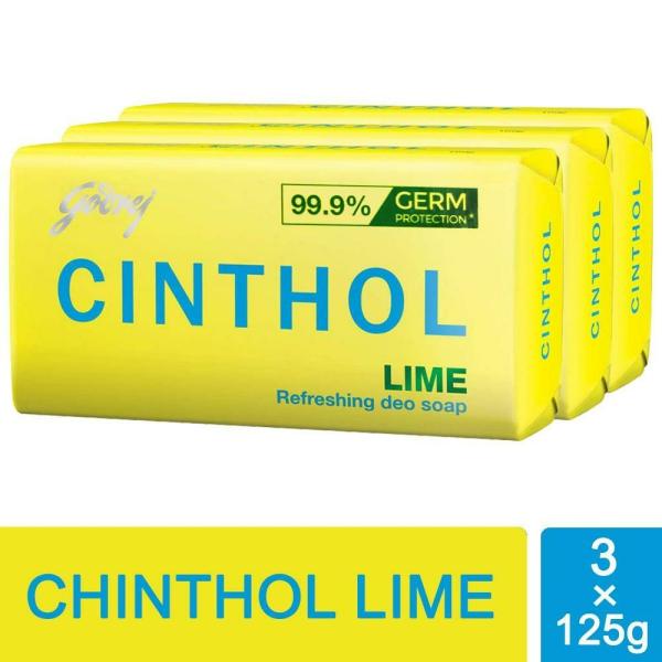 Cinthol Lime Refreshing Deo Soap 125 g (Pack of 3) - JioMart