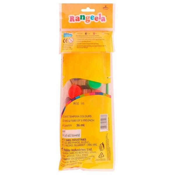 Pidilite Rangeela Tempera Colours 36 ml (12 Shades) - JioMart