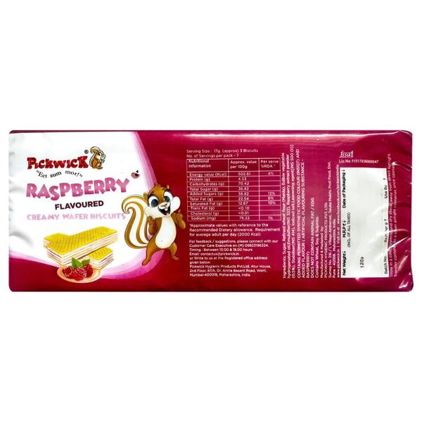 Pickwick Raspberry Flavour Creamy Wafers 120 g - JioMart