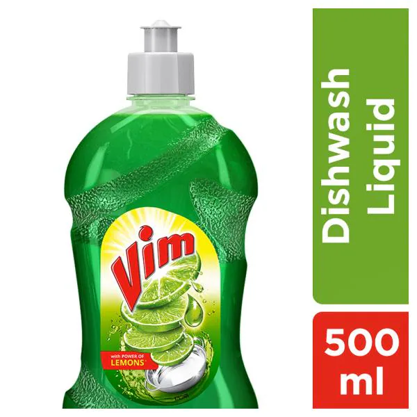 Vim Lime Dishwash Liquid 500 ml - JioMart