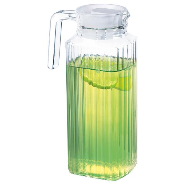 Luminarc Quadro Glass Jug with Lid 1.3 L - JioMart
