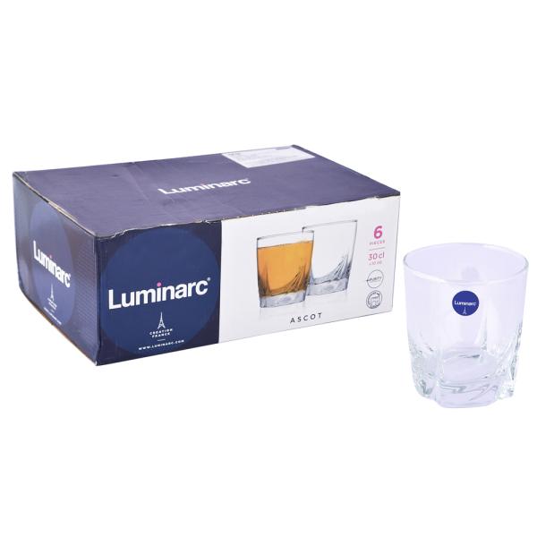 Luminarc Ascot Glass Tumbler 300 ml (Set of 6) - JioMart