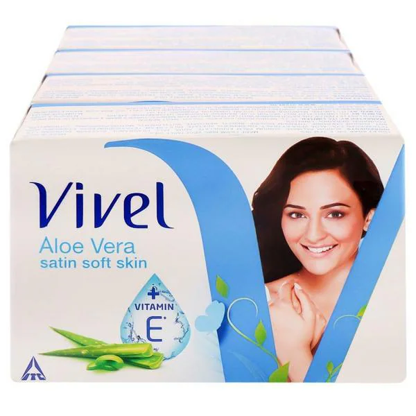 Vivel Aloe Vera Satin Soft Skin Soap 100 g (Pack of 4) - JioMart