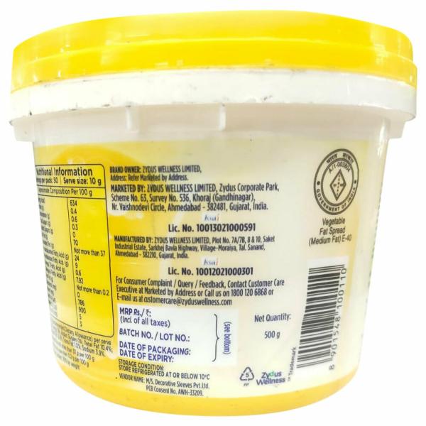 Nutralite New And Improved Fat Spread 500 g (Tub) - JioMart