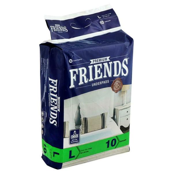 Friends Premium Underpads (L, 60 - 90 cm) 10 count - JioMart