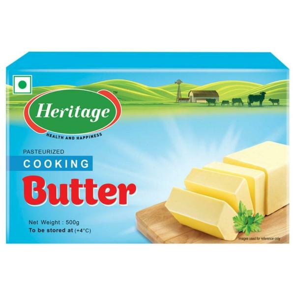 Heritage Cooking Butter 500 g (Carton) - JioMart