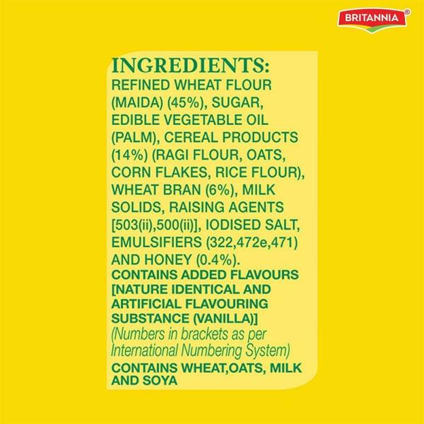 Britannia NutriChoice Hi-Fibre 5 Grain Digestive Biscuits 200 g - JioMart