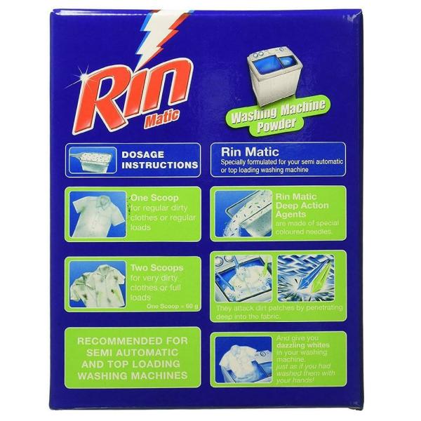 Rin Matic Detergent Powder 1 kg - JioMart