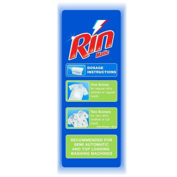 Rin Matic Detergent Powder 1 kg - JioMart