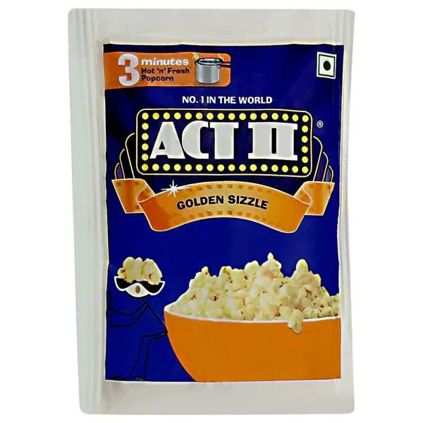 Act II Golden Sizzle Popcorn 60 g - JioMart