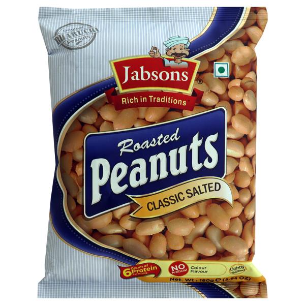 Jabsons Classic Salted Roasted Peanuts 160 g - JioMart