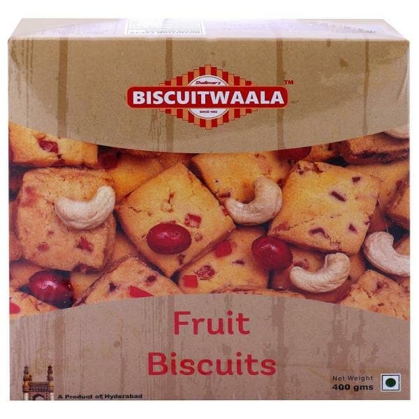 Shalimar's Biscuitwaala Fruit Biscuits 400 g - JioMart